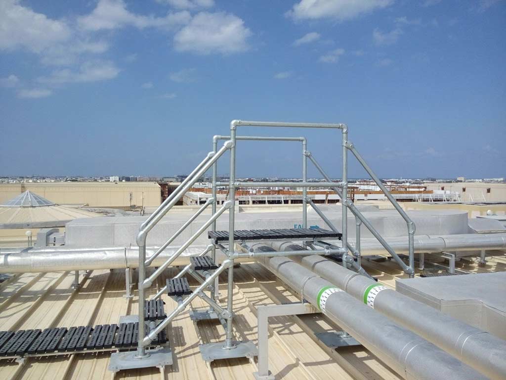 Crossover Platforms - Pipe Racks - Flexible Lifeline Systems