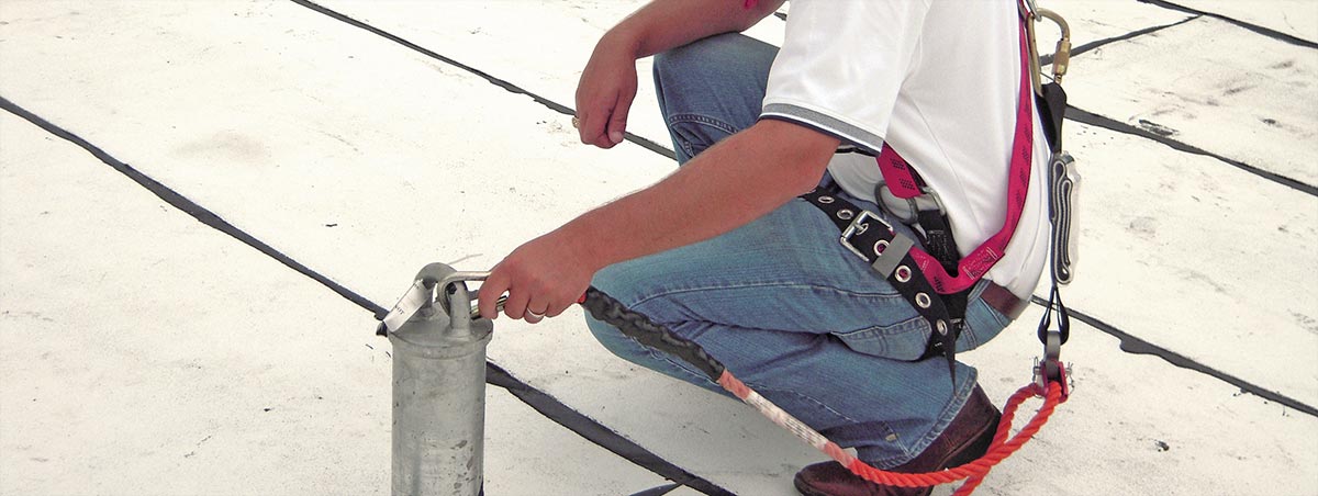 Bolt On Tieback Anchors - Flexible Lifeline Systems