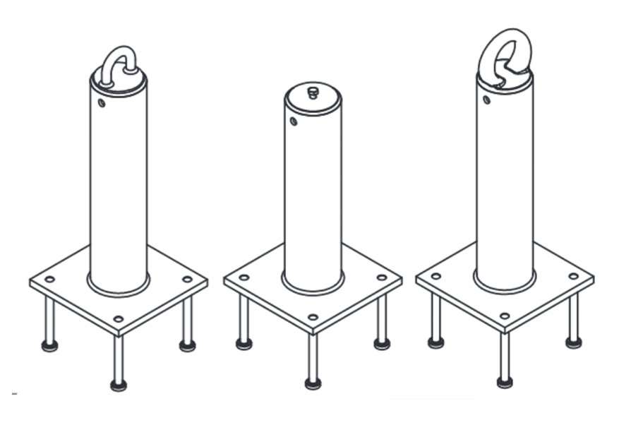 Embedded Tieback Anchors Tieback Anchors - Flexible Lifeline Systems