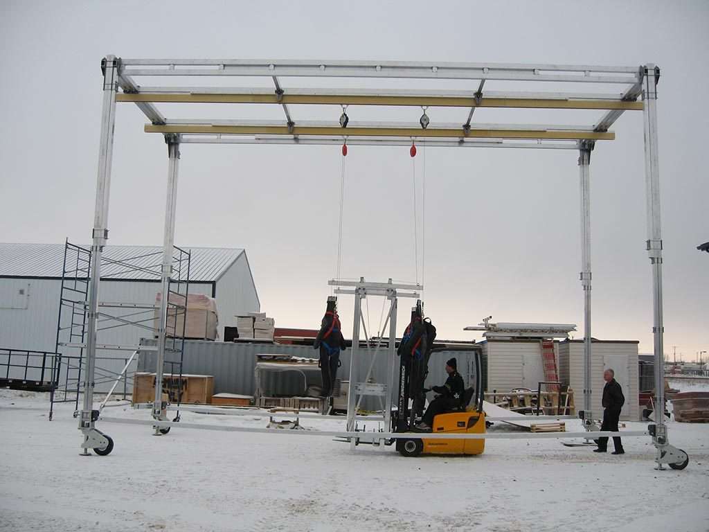 Mobile Quad Rail - Flexible Lifeline Systems
