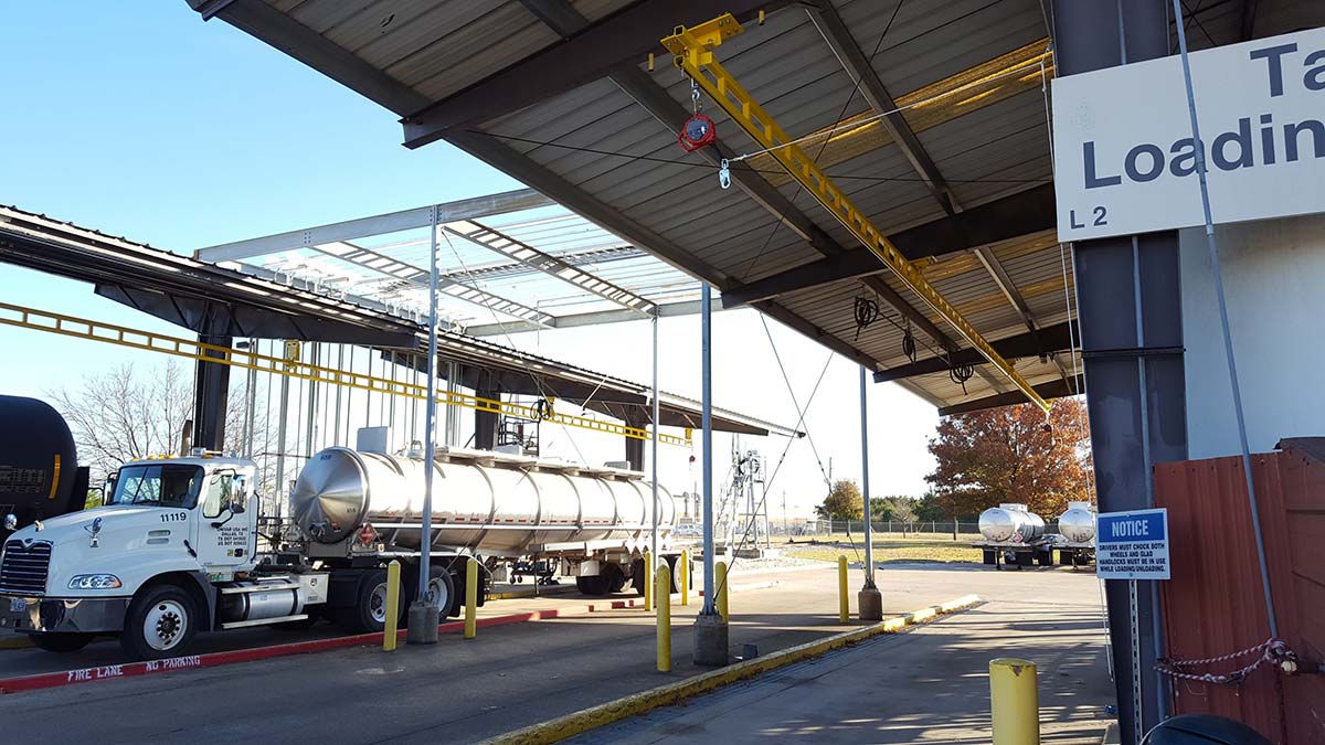 Fall Protection For Railcars & Trucks - Flexible Lifeline Systems