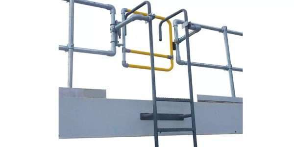Rooftop Ladder Guardrail Kit | Flexible Lifeline Systems