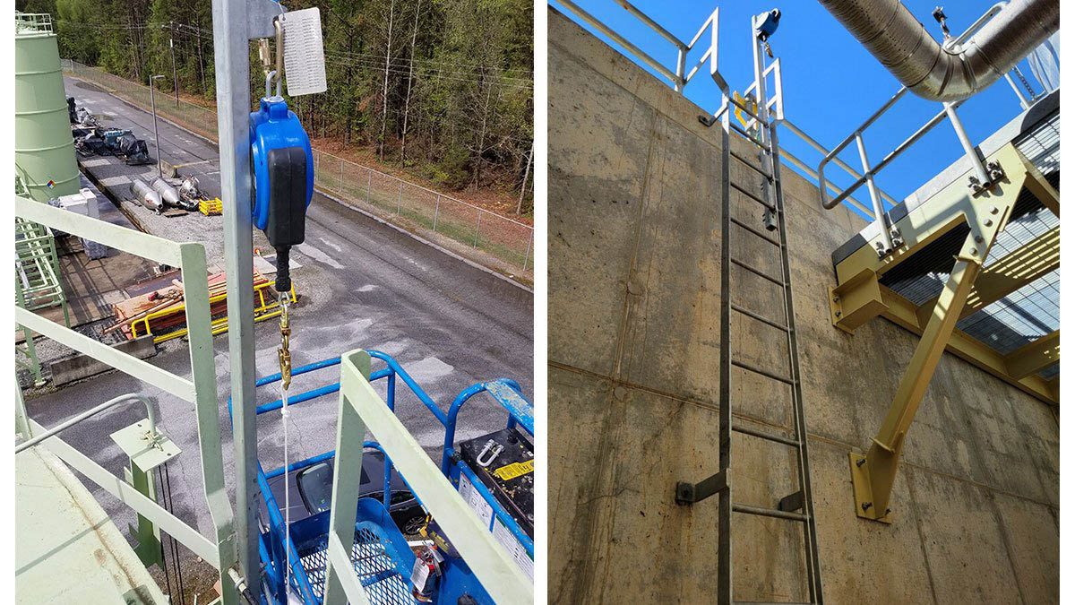 Ladder Davits - Flexible Lifeline Systems