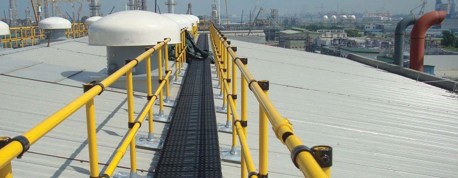 Fall Protection for Chemical Manufacturing - Flexible Lifeline Systems