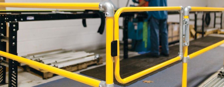 Industrial Self-Closing Safety Gate - Flexible Lifeline Systems