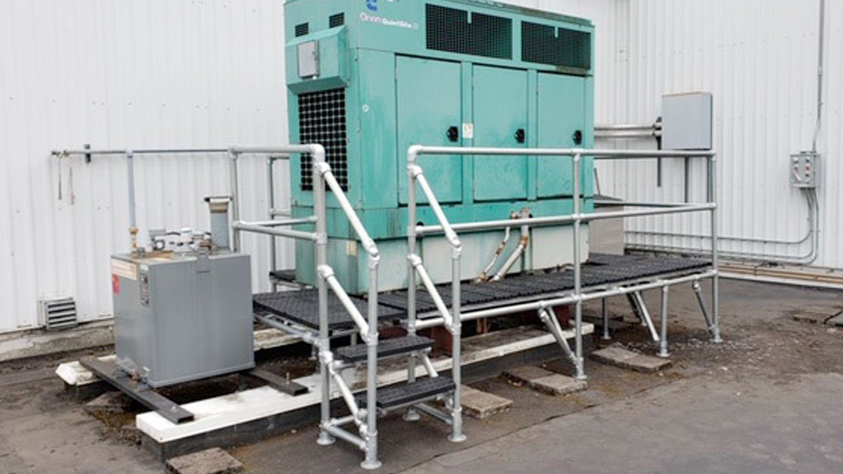 HVAC & Generator Platforms - Flexible Lifeline Systems