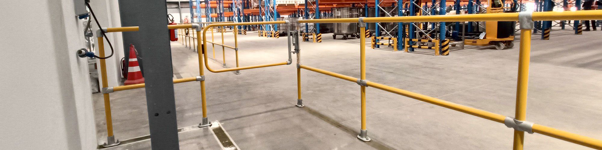 Five Distibution Center Fall Proteciton Systems - Flexible Lifeline Systems